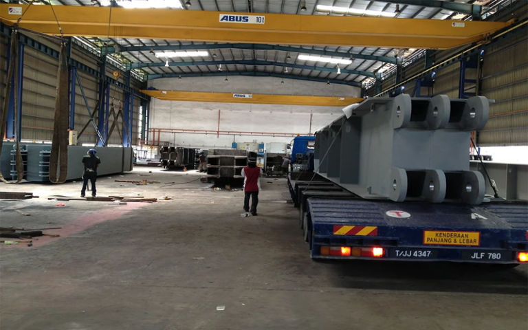Heavy Transport Beam Fabrication, UK - ESC Steel Structures Philippines